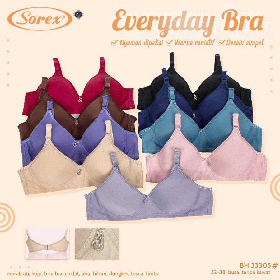 Jual Bra Tanpa Kawat SOREX 33305 | Shopee Indonesia