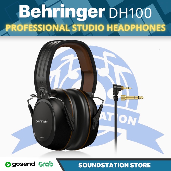 Jual BEHRINGER DH100 Professional Studio Reference Headphones | Drummer ...