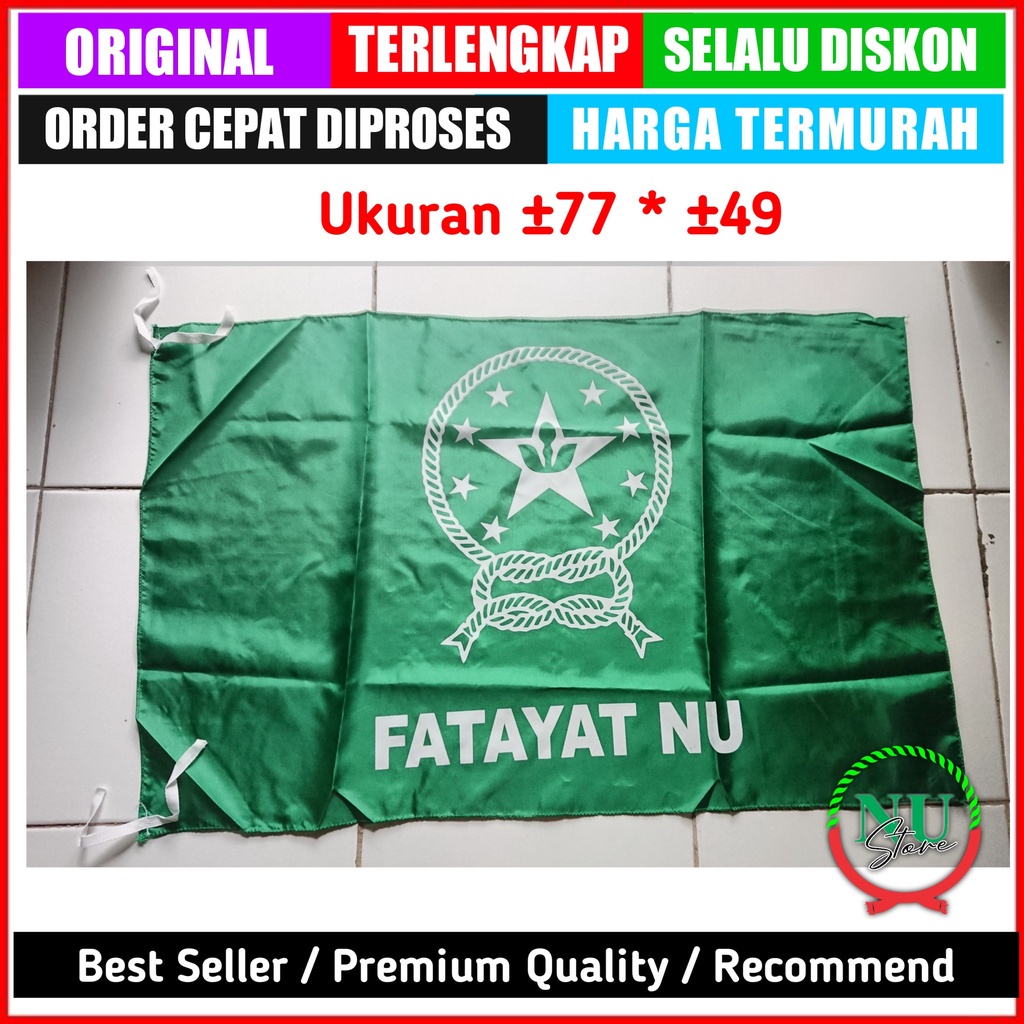 Jual Bendera Banser 80 x 120 cm / Bendera Nahdlatul Ulama | Shopee ...