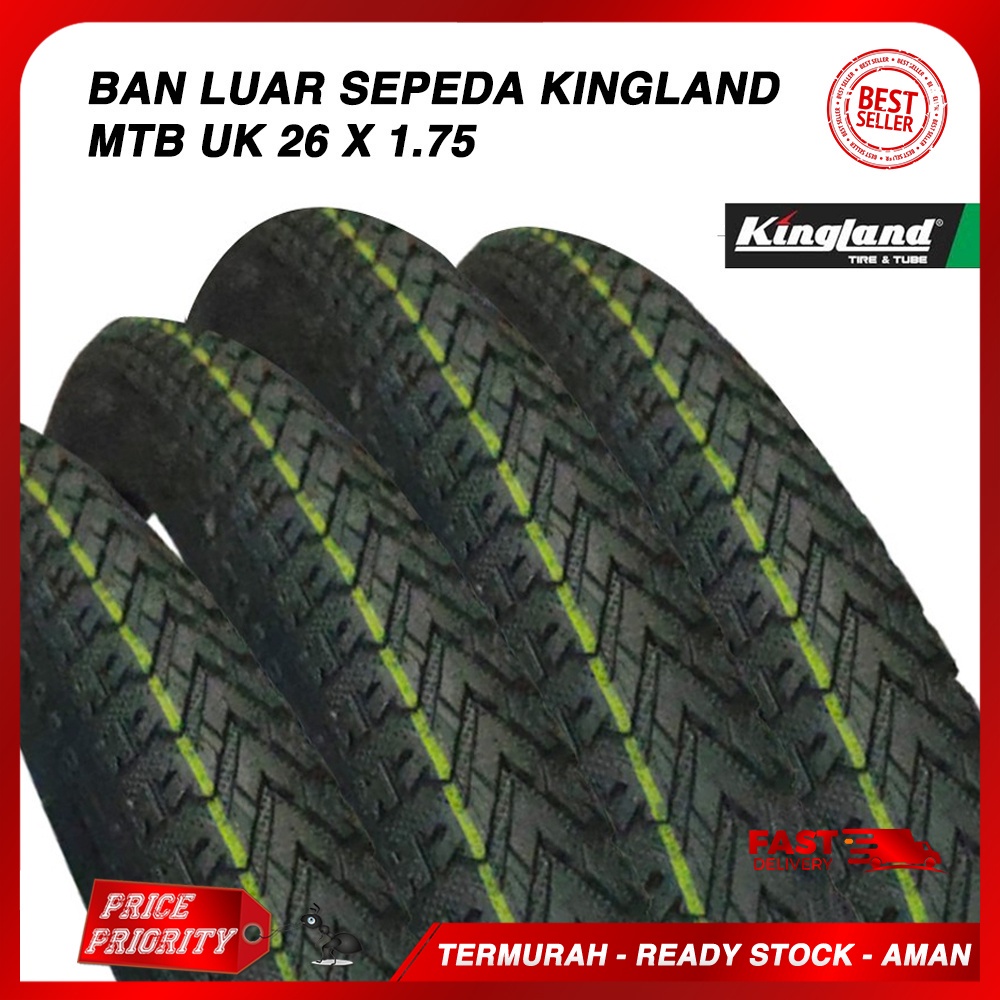 Jual KINGLAND Ban Luar Sepeda 26 x 1.75 Ban luar 26 inch x 175 KINGLAND MTB, Mini, Gunung ...