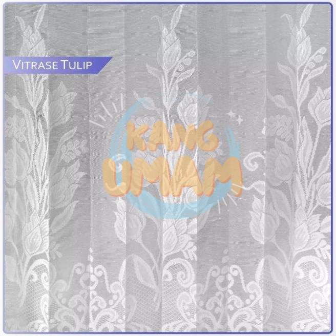 Jual 10 vitrase tulip polos lebar 1 meter tinggi 2 meter | Shopee Indonesia