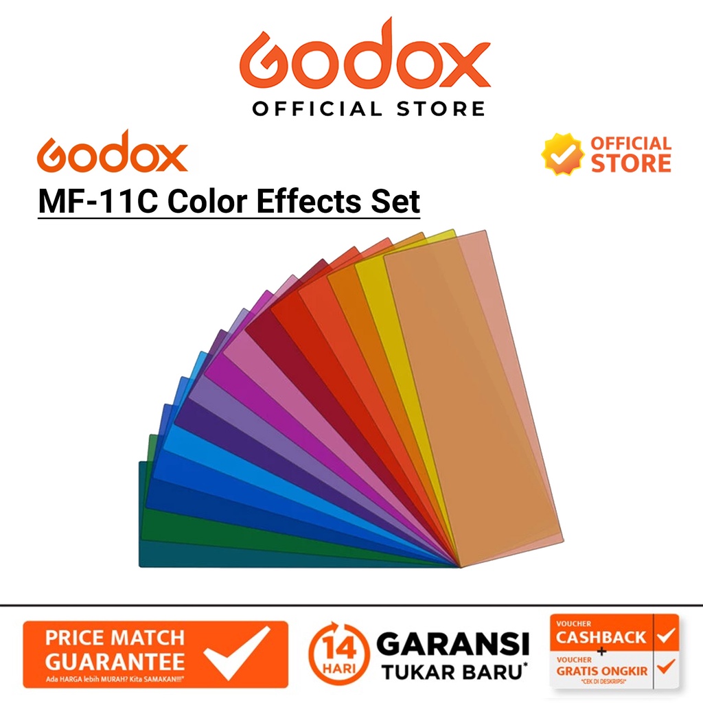 Jual Godox MF-11C Color Effects Set for MF12 | Shopee Indonesia