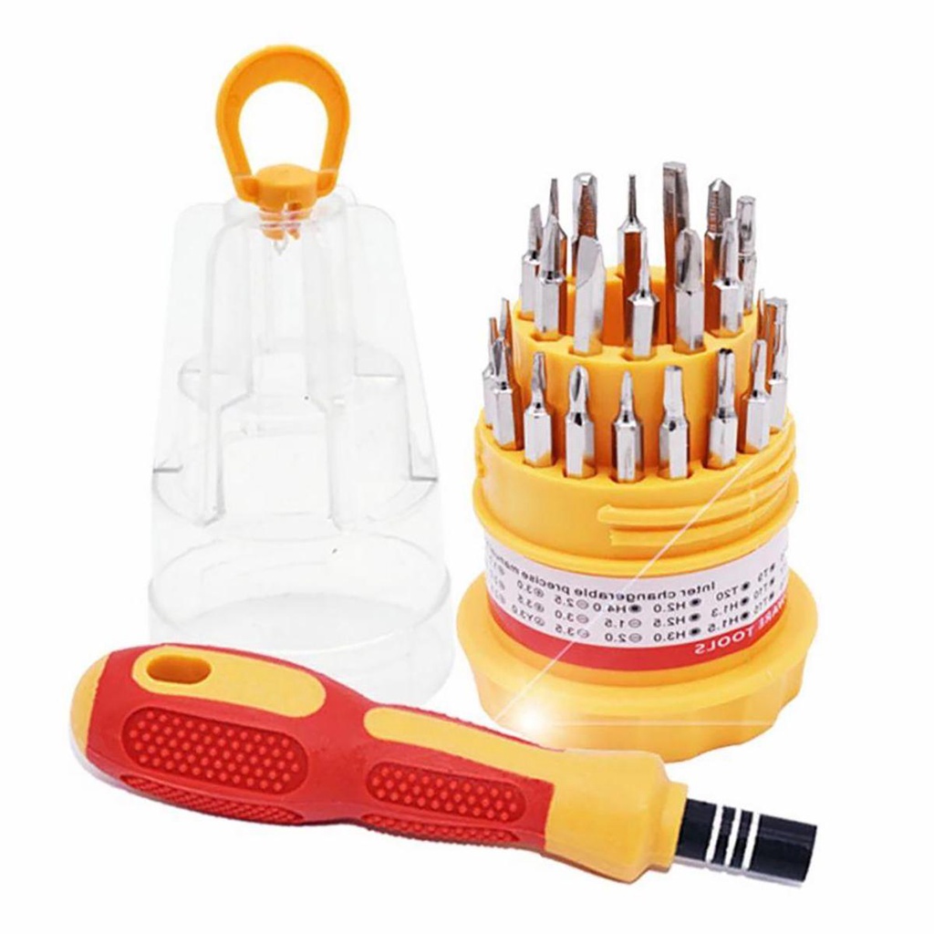 Jual Obeng Set 31 In 1 / Obeng Mini Telur Kapsul Multifungsi Lengkap HP Handphone Komputer ...