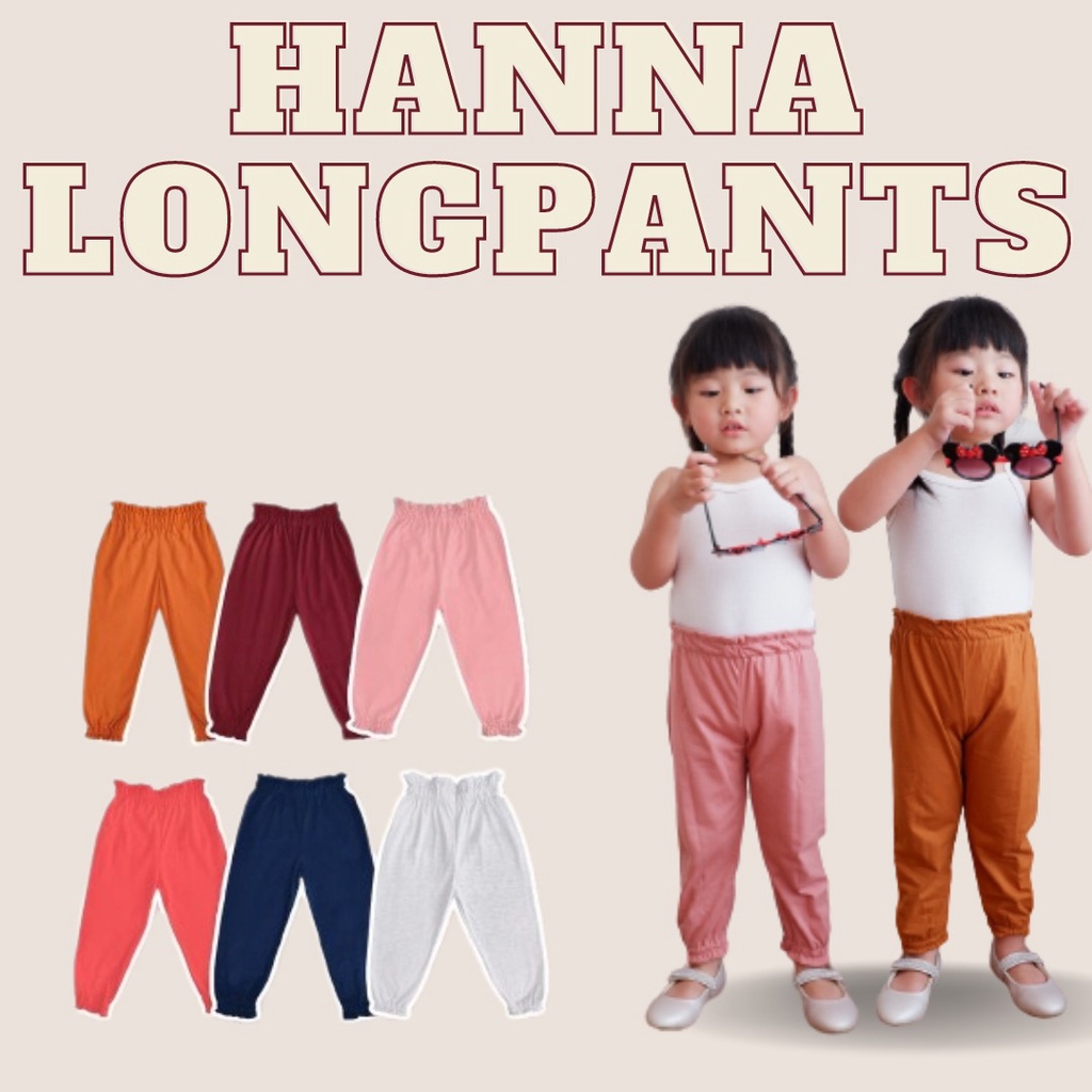 Jual NAJWA - Hanna Longpants Celana Panjang Adem Fashion Anak Perempuan | Shopee Indonesia