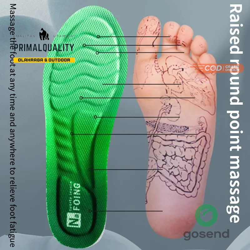 Jual Bantalan sepatu olahraga lateks PU Super lembut kaki peredam ...