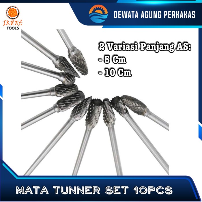 Jual Mata Bor Tuner Set Panjang Pendek Mata Cuner Tungsten Mata Porting ...