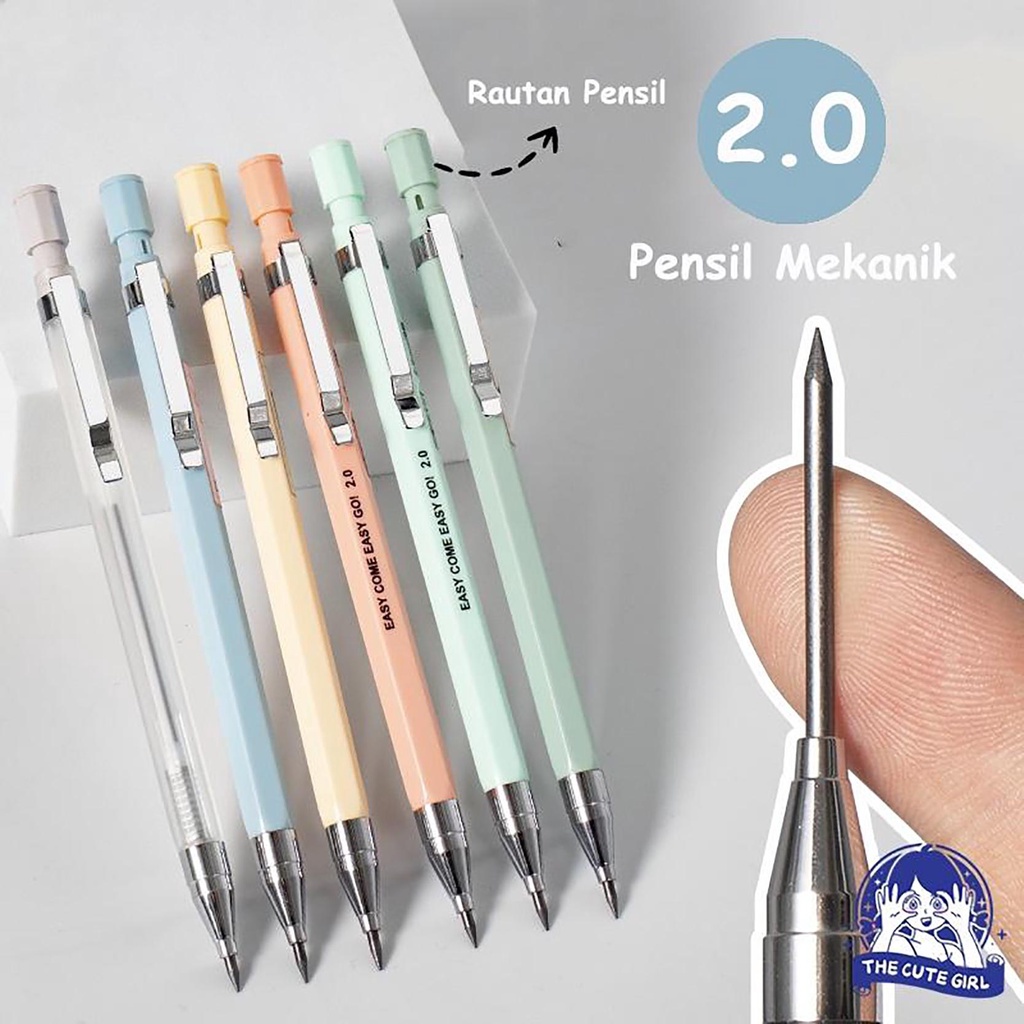 Jual Pensil Mekanik 2.0mm/Pensil Mekanik/Mechanical Pencil Graphite ...