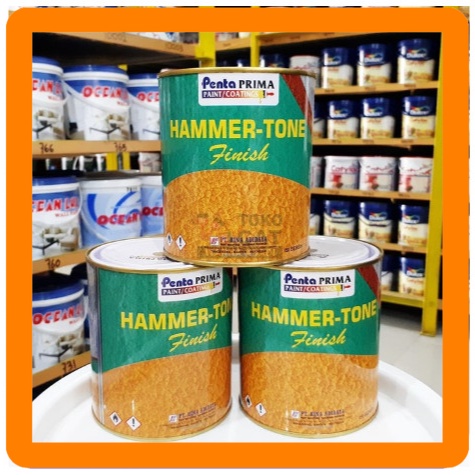 Jual CAT BESI TEMPA PENTA HAMMERTONE 1 KG WARNA EMAS & TEMBAGA Best ...