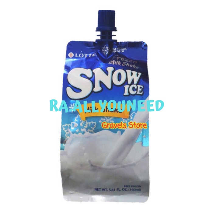 Jual Snow Ice Milk /Es Rasa Susu Vanila (160ml x 5pcs) | Shopee Indonesia
