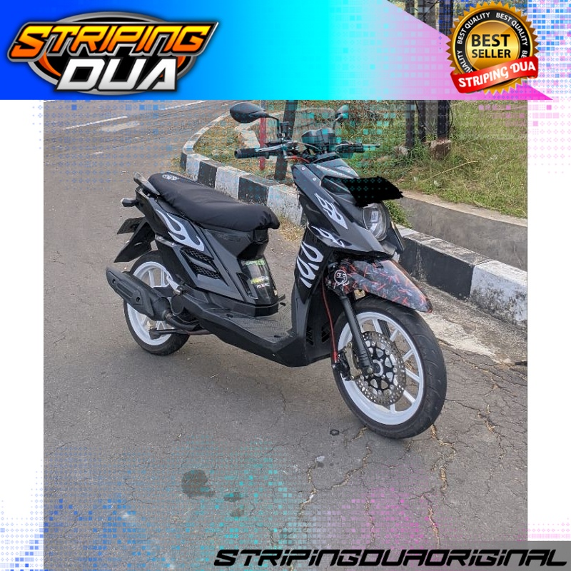 Jual striping cutting api putih xride 115 old | Shopee Indonesia