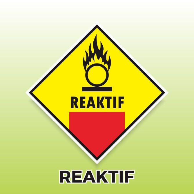 Jual Sticker Simbol Limbah B3 Bahan Berbahaya dan Beracun 5 x 5 cm (4 ...