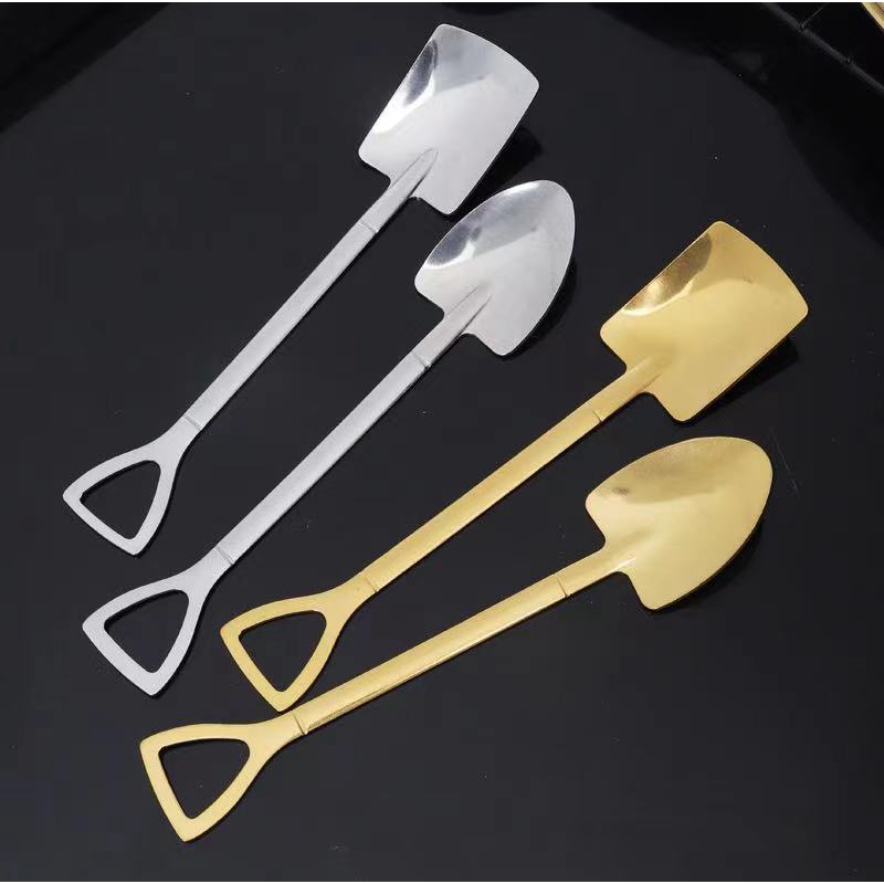 Jual Sendok Dessert Bentuk Sekop Besi Stainless Baja Anti Karat ...