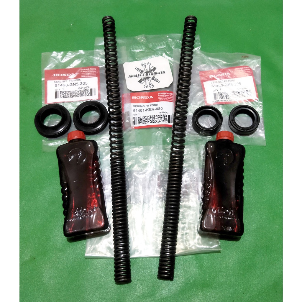 Jual Per Shock Depan Plus Seal Minyak Supra Supra X 100 Supra Fit Lama ...