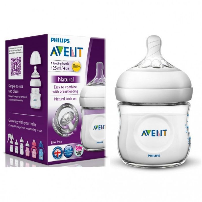 Jual Philips avent natural botol dot 125ml (dengan kotak) | Shopee ...