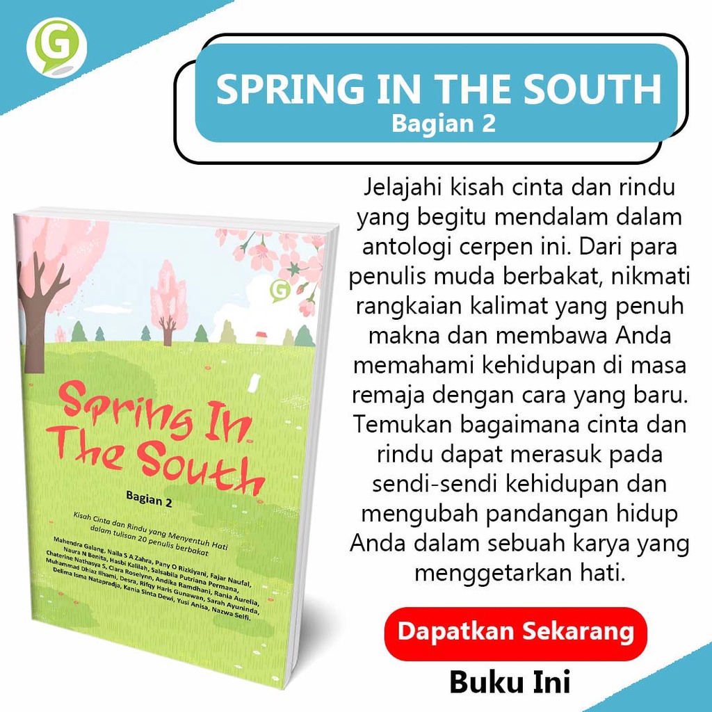 Jual Buku Cerpen Spring In The South Bagian 2 - Guepedia | Shopee Indonesia
