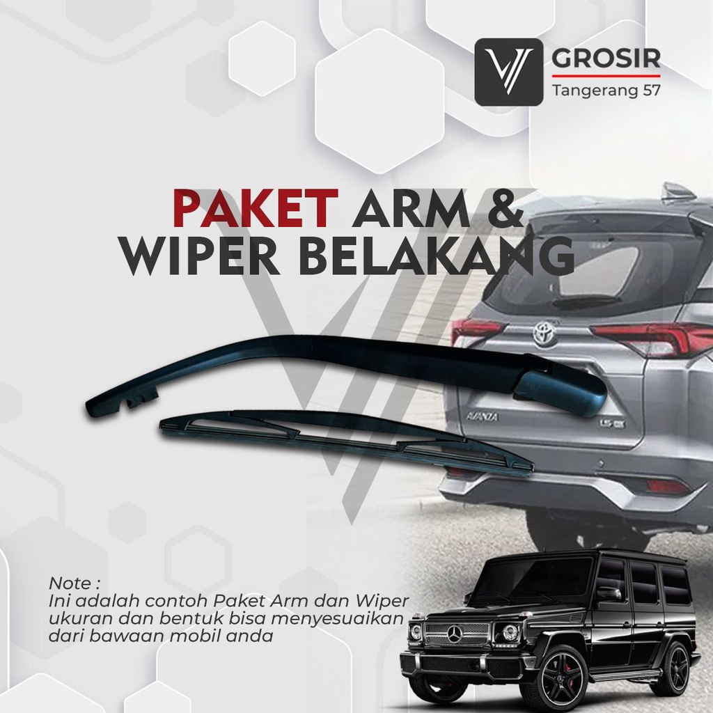 Jual PAKET GAGANG ARM WIPER BELAKANG MERCY G 63 AMG W463 2012-2018 ARM ...