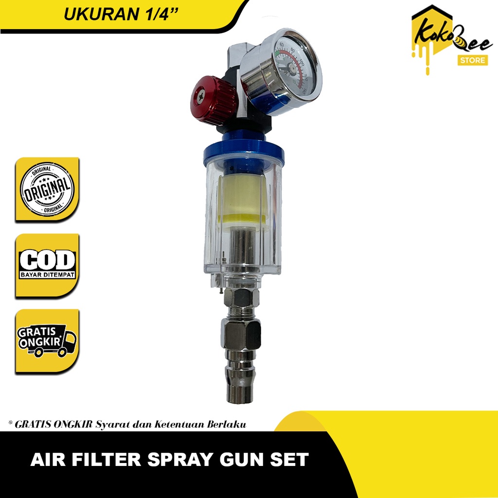 Jual Air filter spray gun - Saringan udara air filter spray gun coupler ...