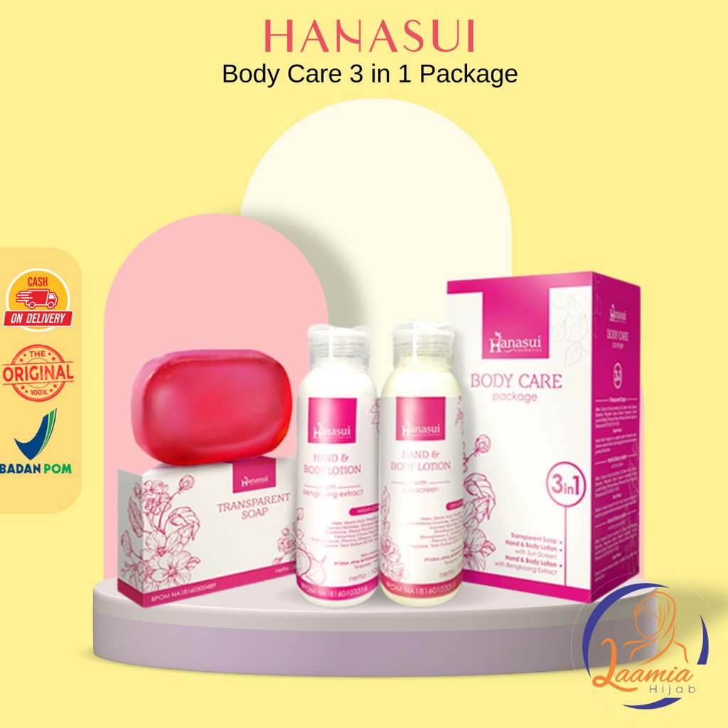 Jual Original Hanasui Body Care 3 In 1 Package Paket Pemutih Day Night Lotion Paket Kecantikan Shopee Indonesia
