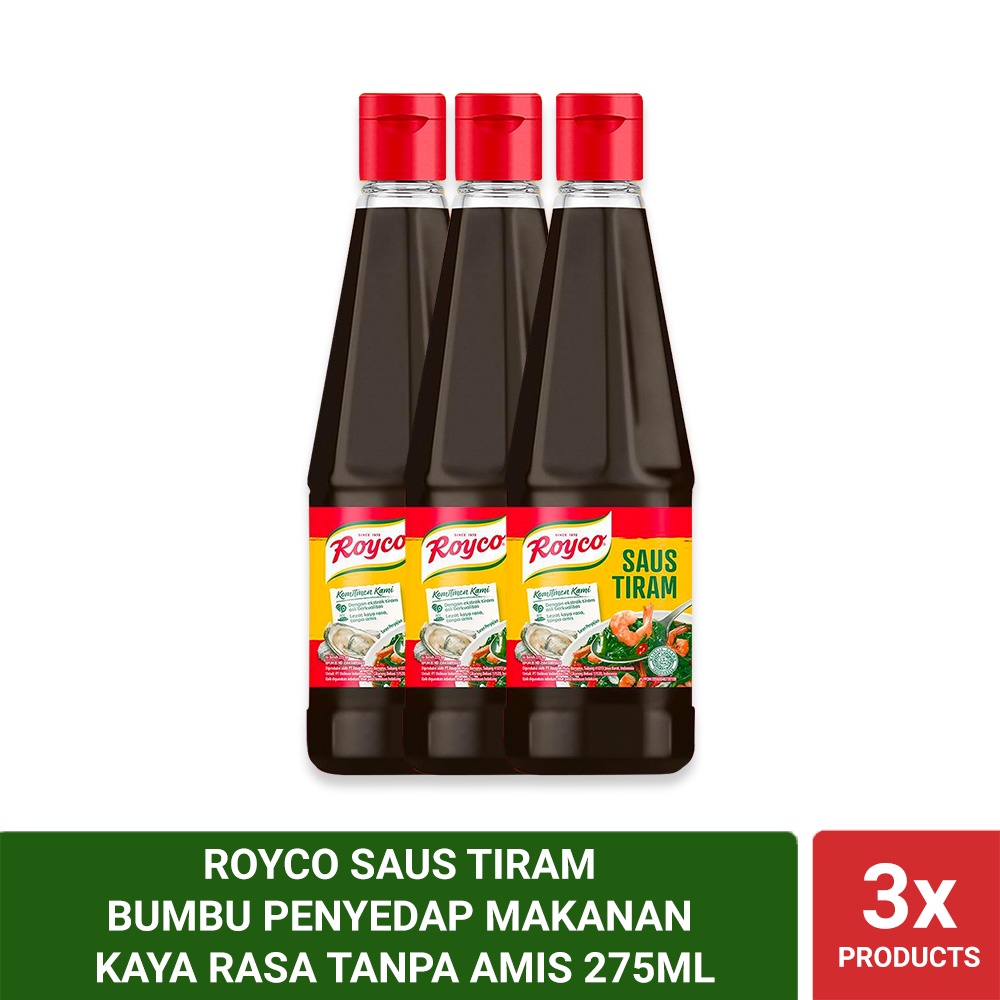 Jual Royco Saus Tiram Bumbu Penyedap Makanan Kaya Rasa Tanpa Amis 275ml ...