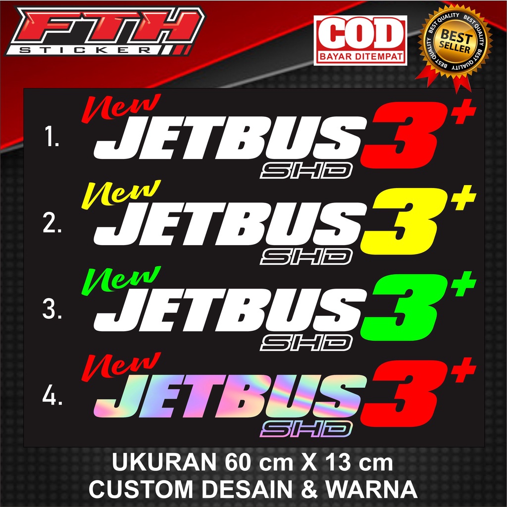 Jual stiker jetbus 3 JDM | Shopee Indonesia
