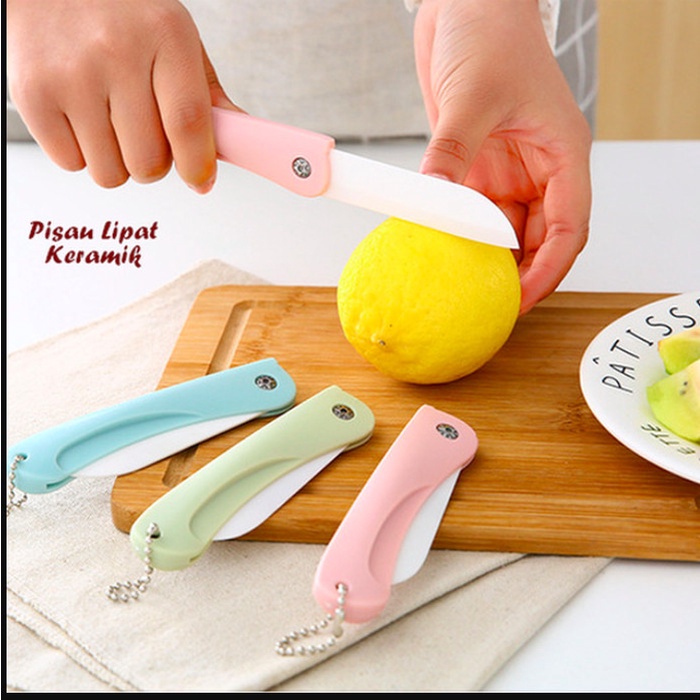 Jual Pisau Lipat Mini Pisau Dapur Buah Lipat Model Unik Pisau Travel ...