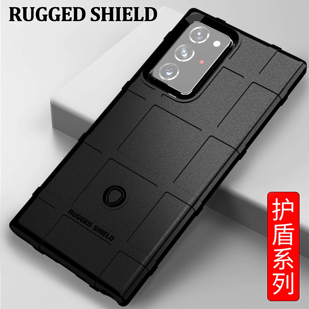 Jual Samsung Note 20 Ultra - Rugged Shield Army Military Silicone Armor ...