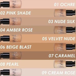 Jual MAKE OVER Ultra Cover Liquid Matte Foundation 33 ml - Matte ...