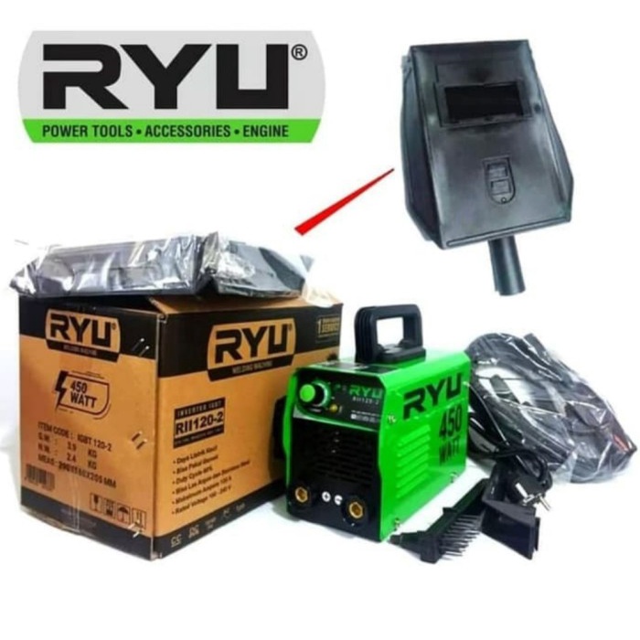 Jual MESIN LAS RYU Ryu Inverter IGBT Mesin Trafo Las Listrik 450Watt ...