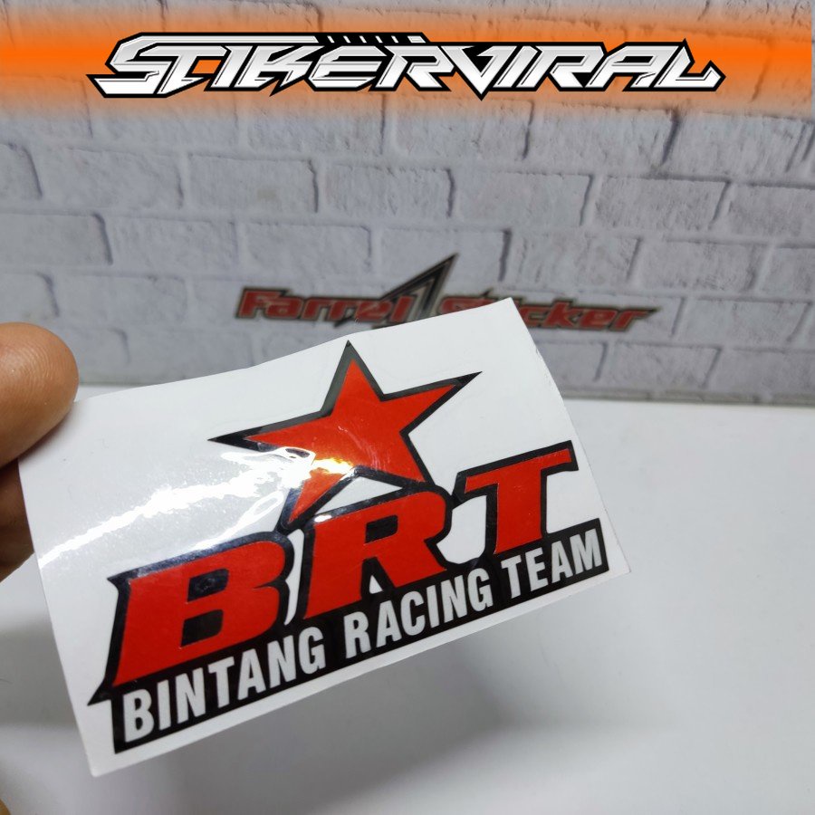 Jual Stiker LOGO BINTANG RACING TEAM sticker BRT | Shopee Indonesia