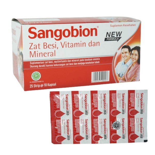 Jual SANGOBION CAPSUL 1 STRIP ISI 10 TABLET | Shopee Indonesia