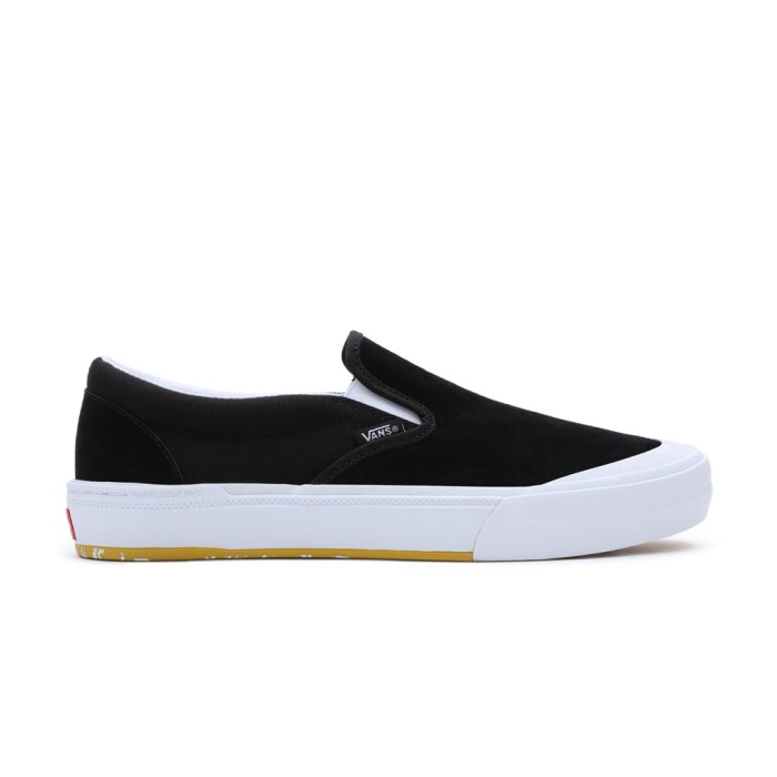 Jual VANS SLIP ON PRO BMX MARBLE BLACK WHITE YELLOW ORIGINAL | Shopee ...
