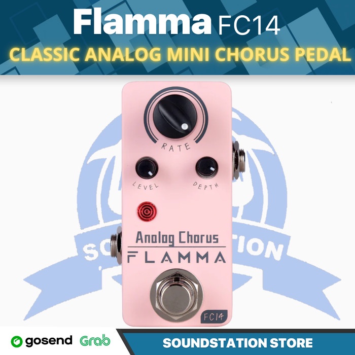 Jual FLAMMA FC14 Classic Analog Mini Chorus Pedal | Efek Gitar | Shopee Indonesia