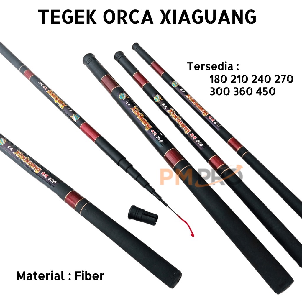 Jual Joran Tegek Orca Xiaguang Ukuran 180 210 240 270 300 360 450 Ruas ...