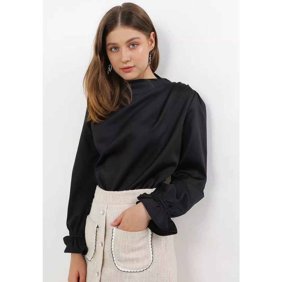 Jual White Mode Yana Blouses - Pakaian Wanita Baju Cewek Formal Lengan ...