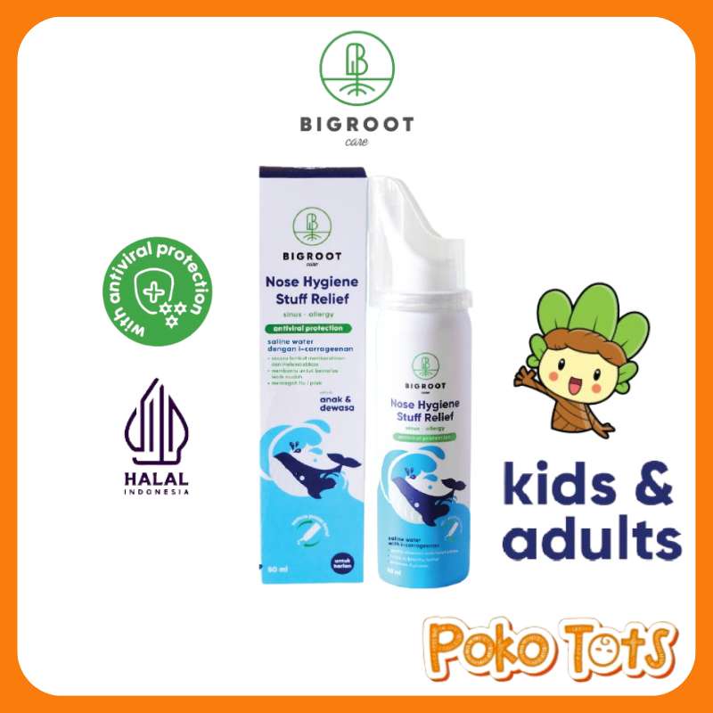 Jual Bigroot Care Nose Hygiene Stuff Relief 50ml Spray Pelega dan Pembersih Ingus Anak & Dewasa ...