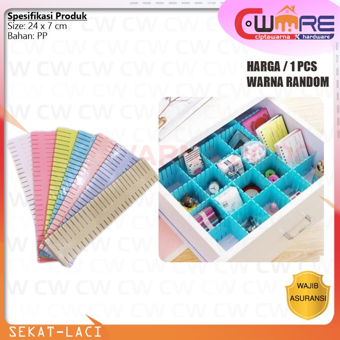 Jual Papan Sekat Laci Partisi Pemisah Pembatas Kotak Lemari - NATS ...