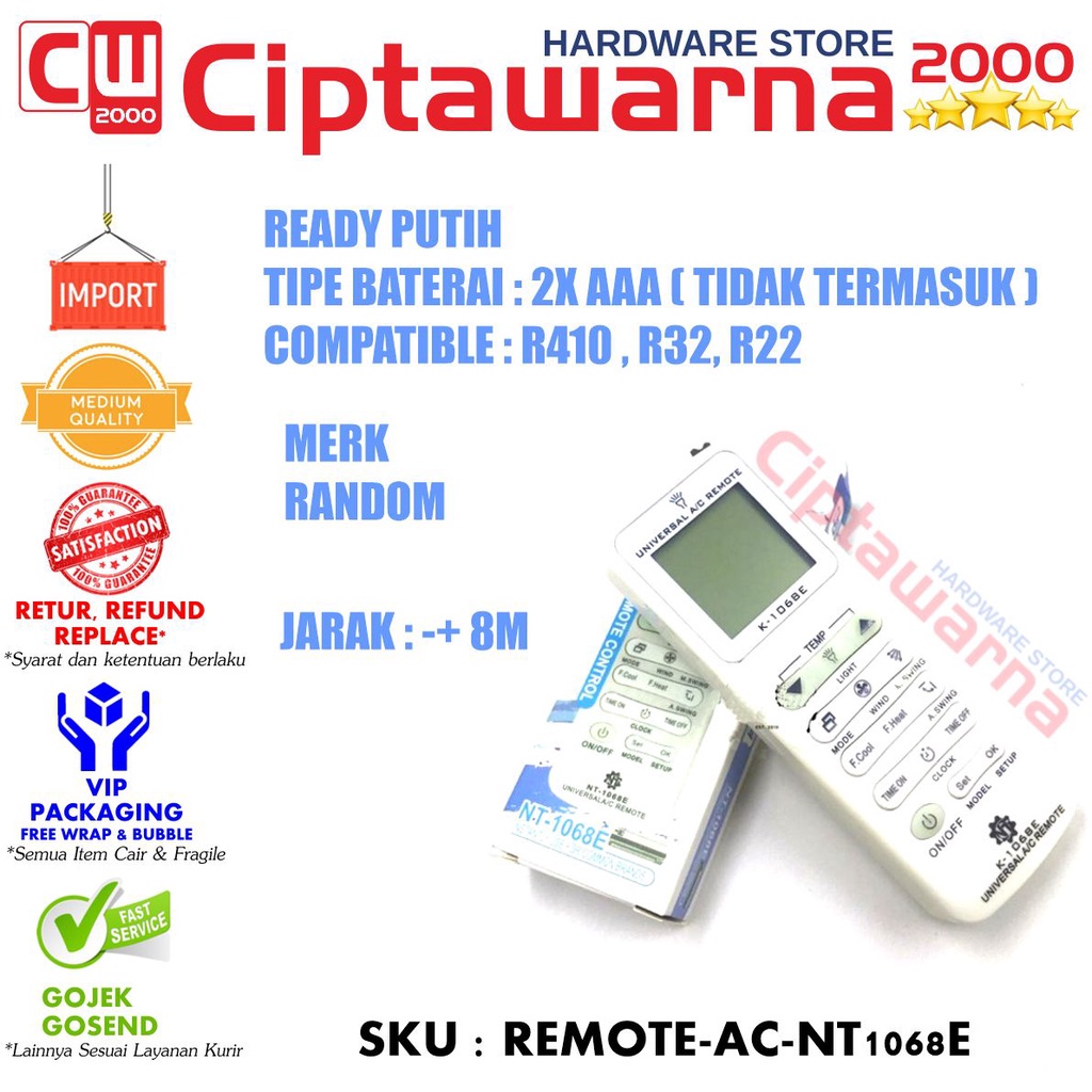 Jual Remote Remot Ac Universal / Multi R410A R32 | Shopee Indonesia