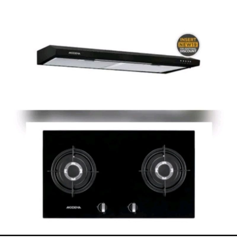 Jual Paket kompor tanam gas Bh 5725 Aabk dan Cookerhood Modena px 7111 ...