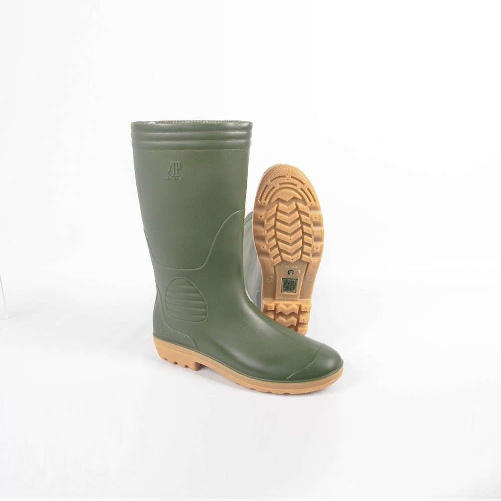 Jual Sepatu Boot Tinggi AP BOOTS AP 9506 HIJAU KARET KEBUN PETANI ...