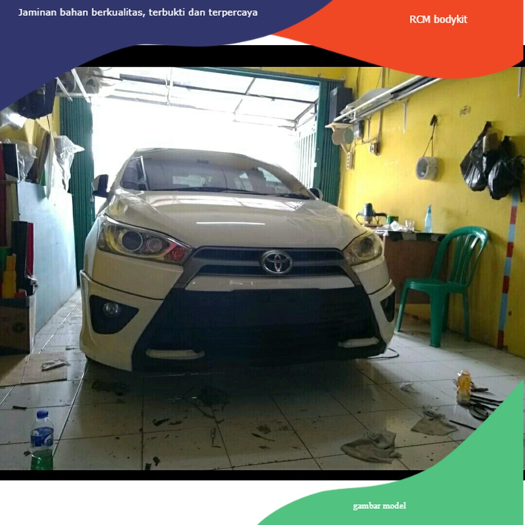 Jual bodykit toyota yaris lele model oem atau trd tahun 2015 2016 2017 ...