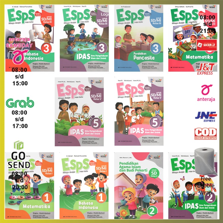 Jual ESPS - Erlangga Straight Point Series, Simple dan Modern Untuk SD/MI - Kurikulum Merdeka ...