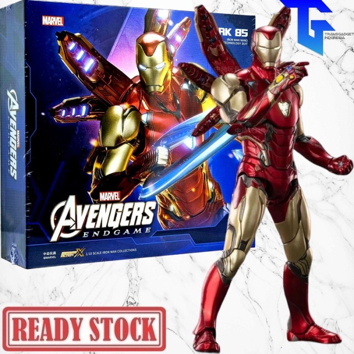 Jual ZD TOYS Iron Man MK85 2.0 LED Version - Marvel Avengers Endgame IronMan Mark 85 Action ...