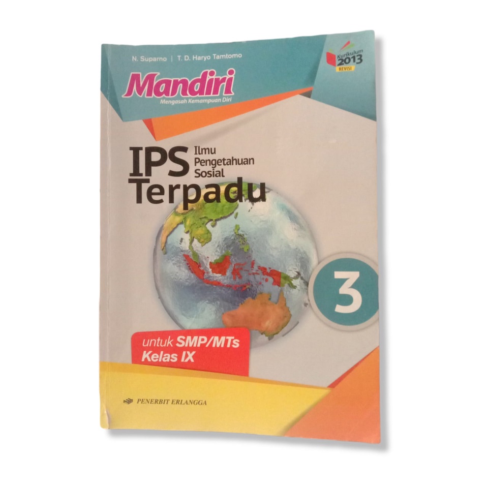 Jual Buku Cetak IPS Mandiri SMP Kelas 9 Kurikulum 2013 Revisi Penerbit ...