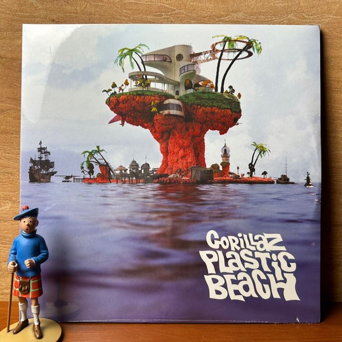 Jual PIRINGAN HITAM / VINYL GORILLAZ - PLASTIC BEACH (2LP,BLCK) | Shopee Indonesia