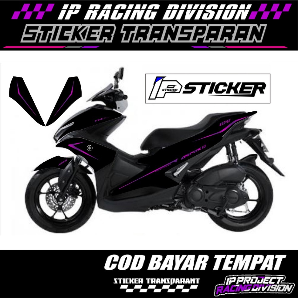 Jual STICKER STRIPING TRANSPARAN AEROX VVA 155 OLD 2016 - 2020 LINE ...