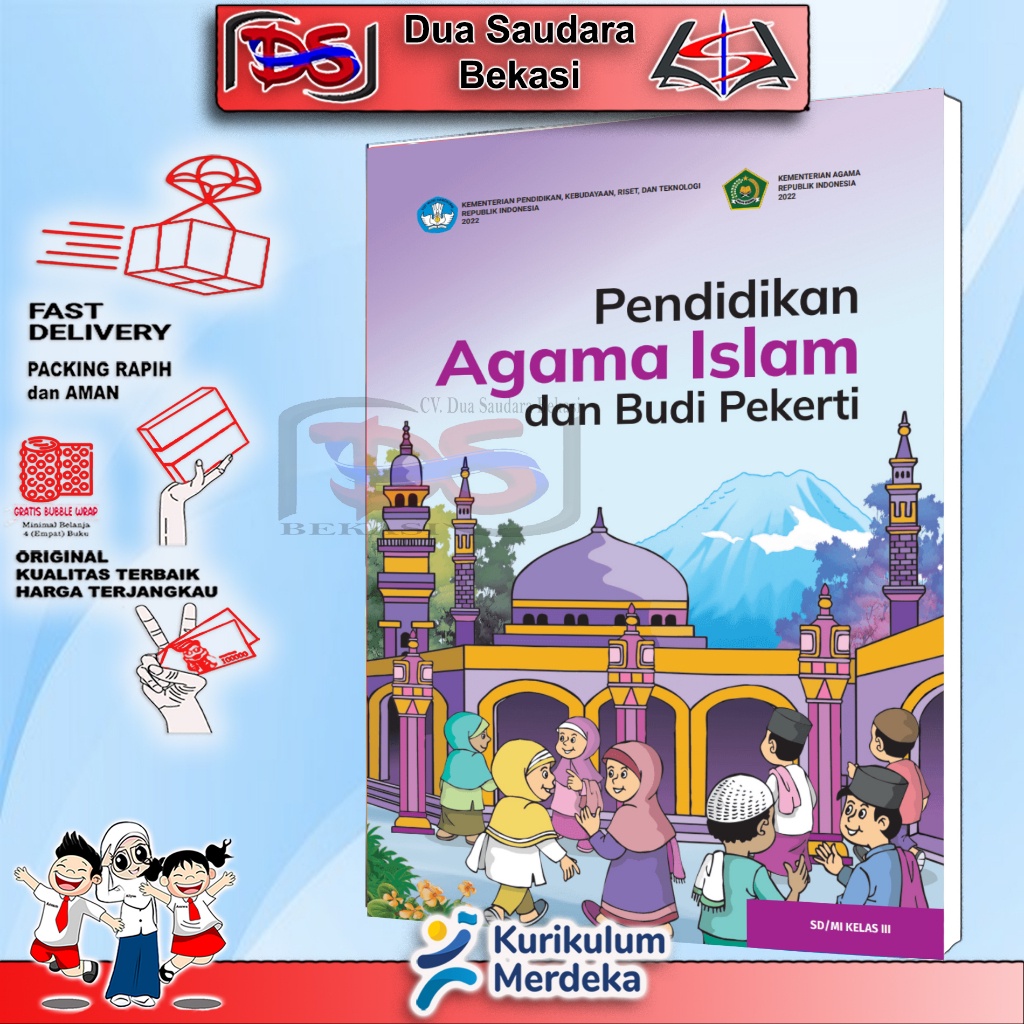 Jual KM-BS PAI Kls 3 SD/MI Kurikulum Merdeka || Buku Siswa Pend. Agama ...