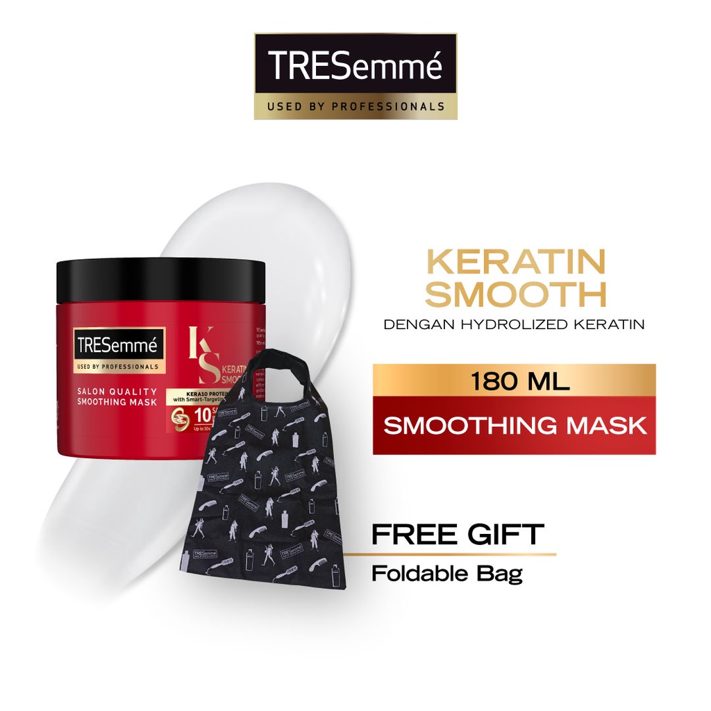Jual Buy TRESemme Deep Smoothing Mask Free Foldable Bag | Shopee Indonesia