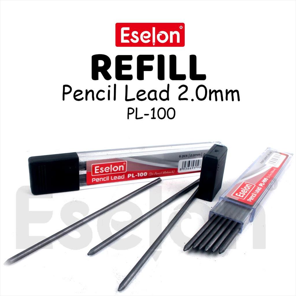 Jual Refil / Isi Pensil Mekanik 2.0 mm Eselon PL-100 / Refill Pensil 2B ...