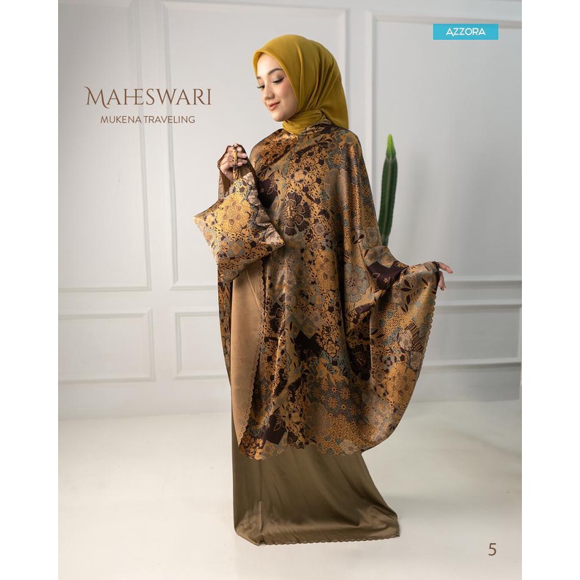 Jual Mukena Mukenah Silk Maheswari 3in1 Laser Traveling By Azzora BY ...