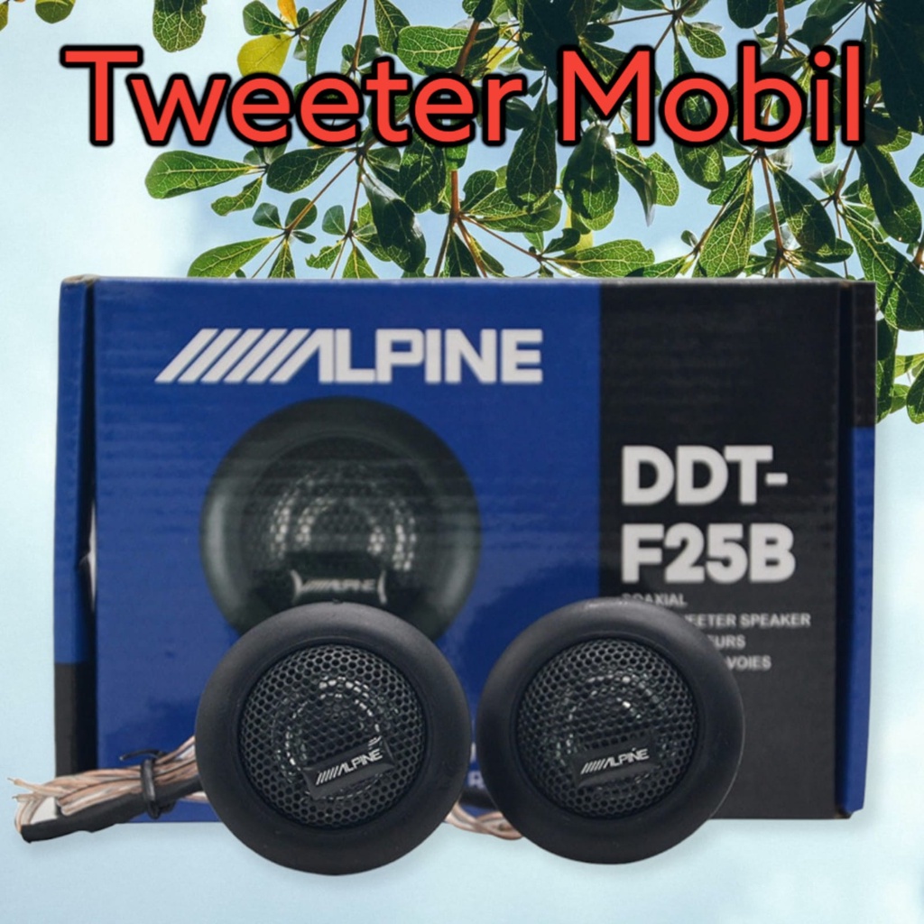 Jual GROSIR TWEETER MOBIL ALPINE DDT-F25B HARGA 1 PASANG | Shopee Indonesia
